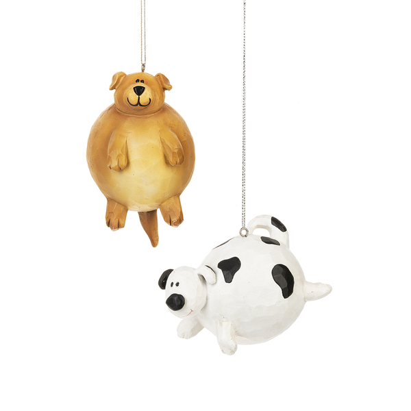 Fat Dog Ornament - Happy Holidayware