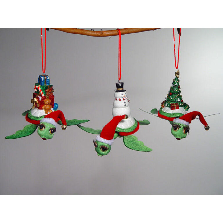Holiday Turtle Christmas Ornament - Happy Holidayware